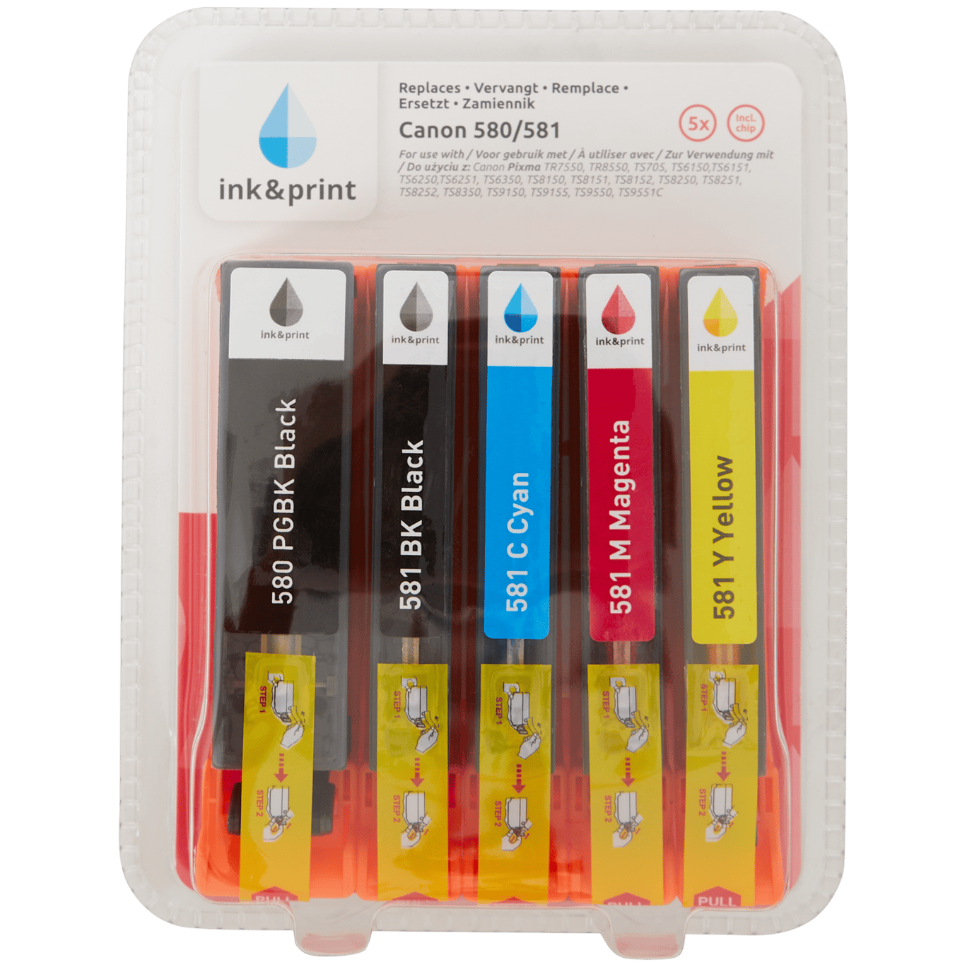 Ink & Print inktcartridges Canon 580/581 | Action NL