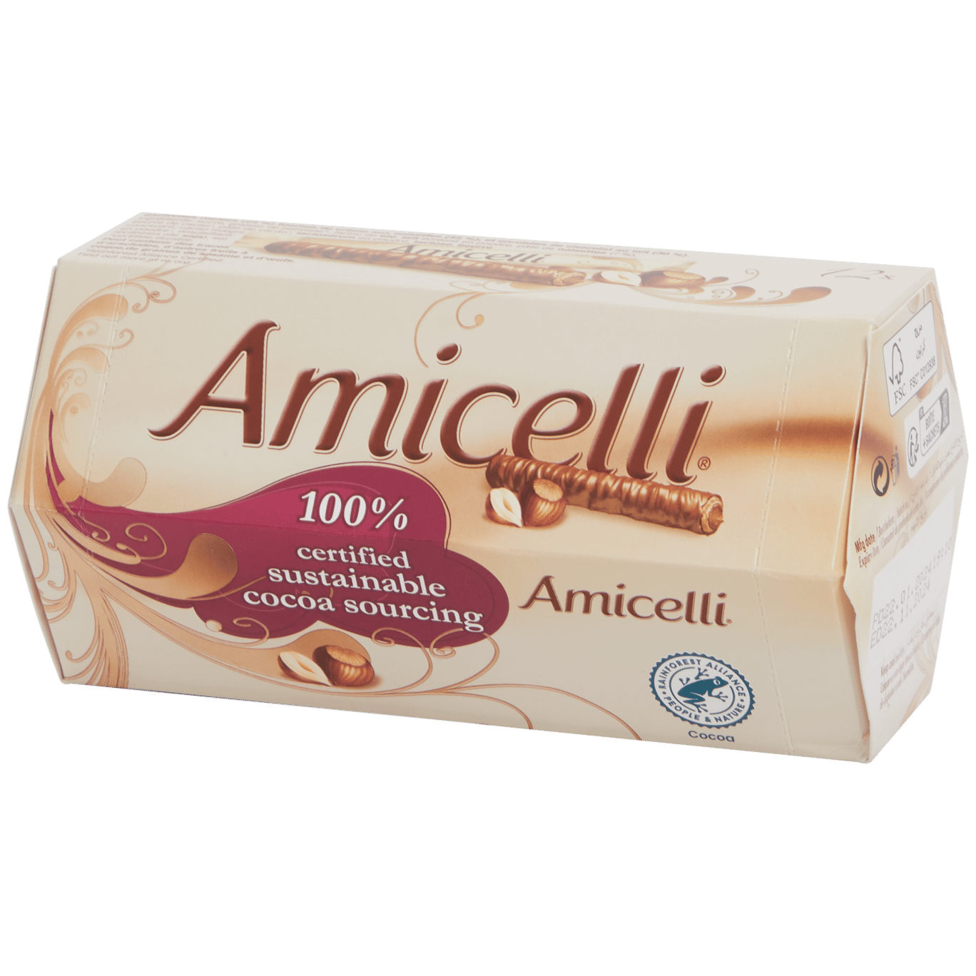 Amicelli chocolade-hazelnoot wafelrolletjes | Action NL