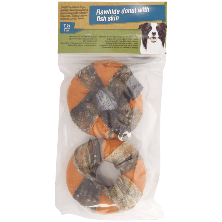 Friandises à mâcher pour chien Rawhide + Fish Skin | Action FR