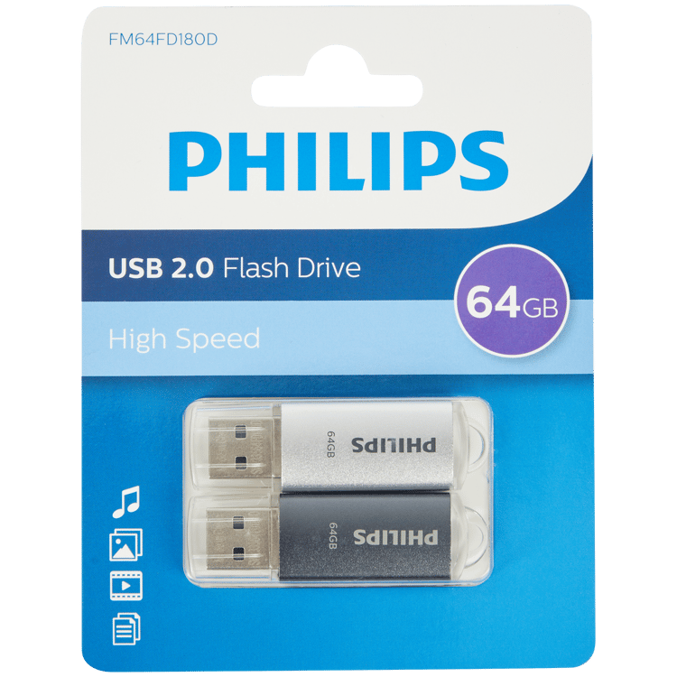 Philips USB-sticks 64 gigabytes | Action.com