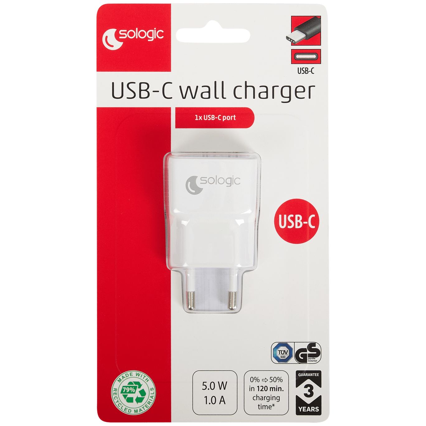 Sologic Wandladegerät USB-C | Action AT