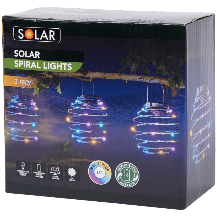 Lampes solaires spirale Solar | Action FR
