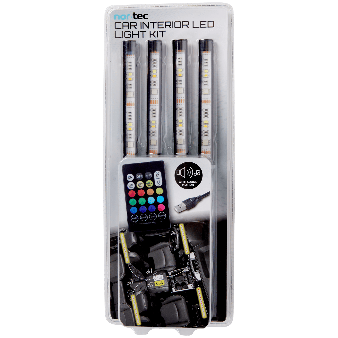 Nor-Tec ledlampjes voor in de auto | Action NL