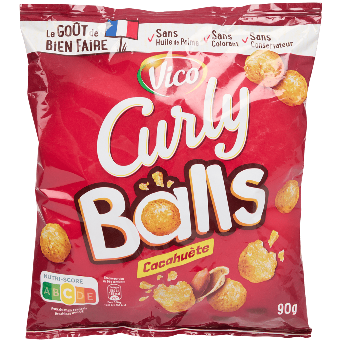 Vico Curly Balls Cacahuète | Action FR