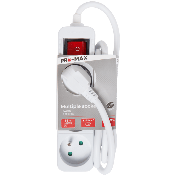 Pro-Max multiprise 1.4 m | Action FR