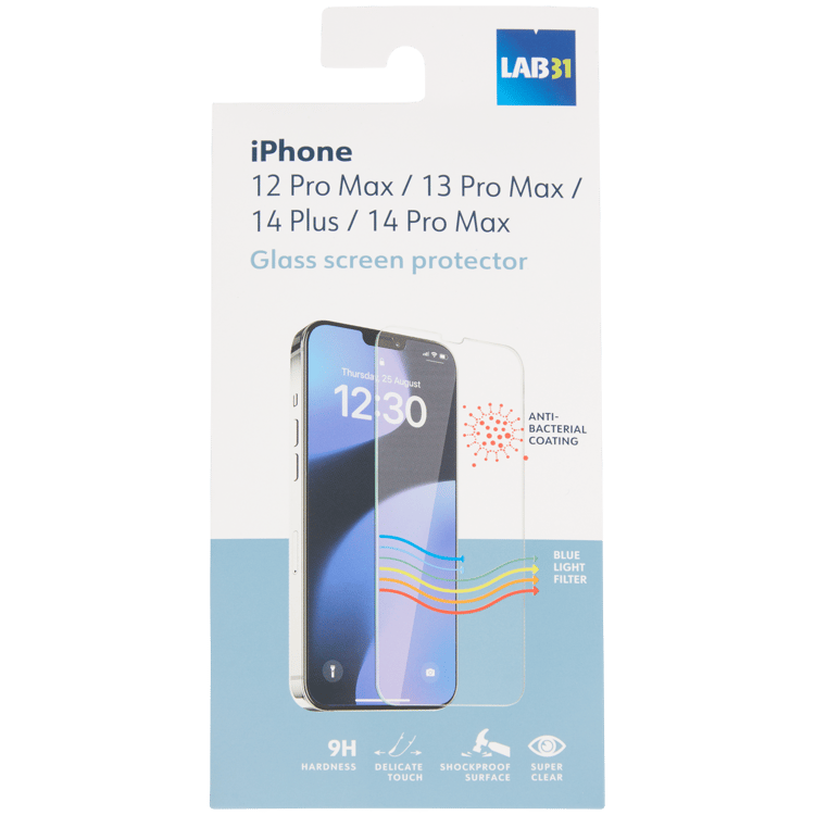 Lab31 iPhone screenprotector Apple Transparant | Action BE