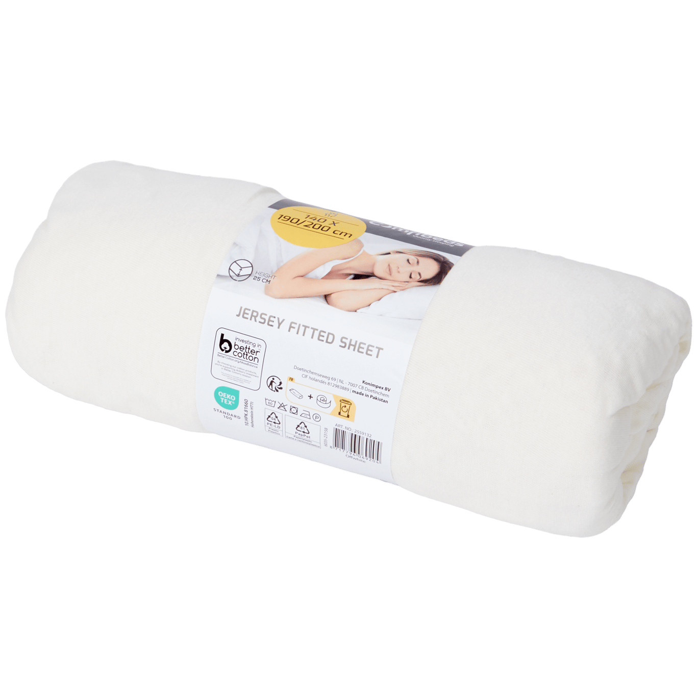 Comfibeds jersey hoeslaken 140 x 190/200 cm | Action NL