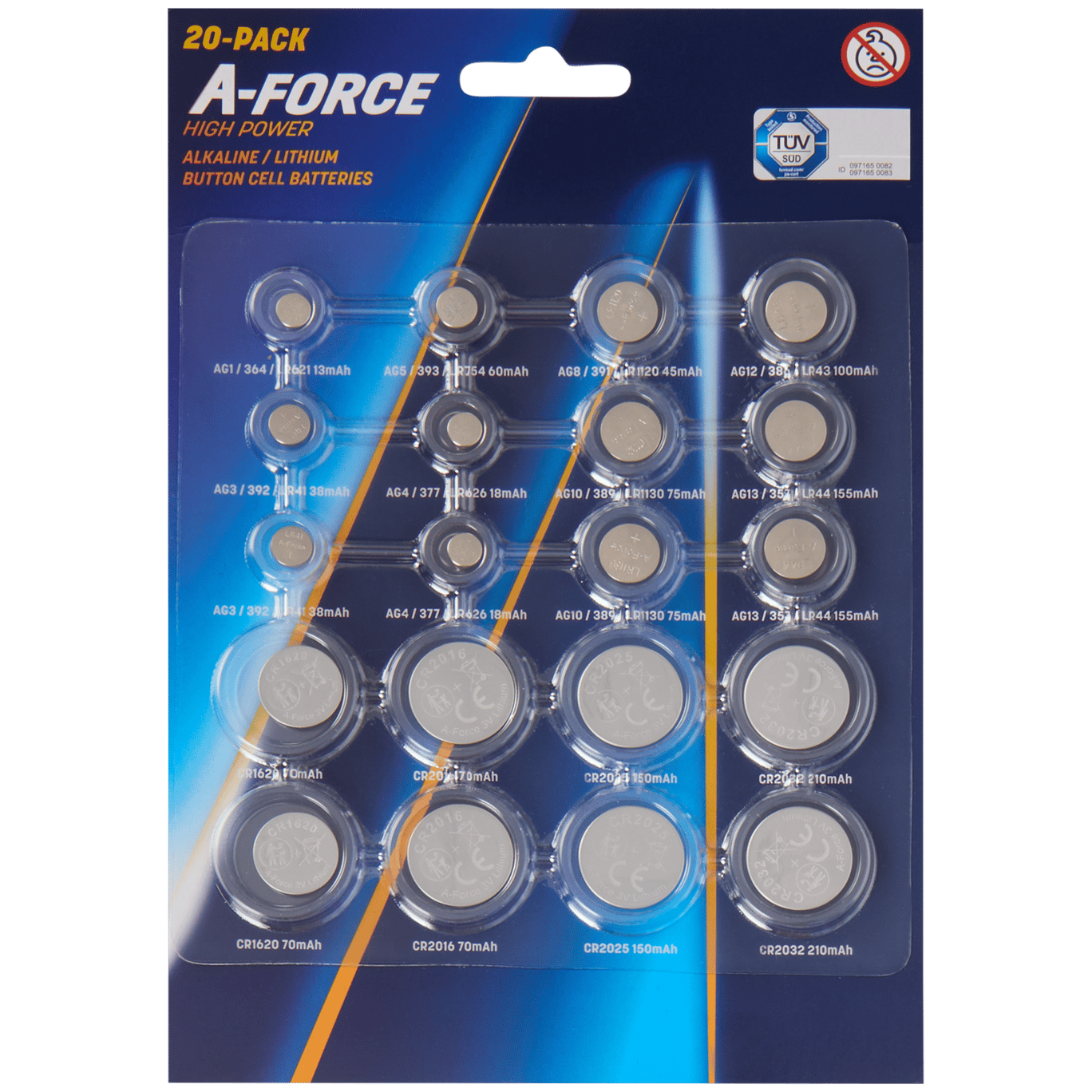 A-Force lithium knoopcelbatterijen 1 Stuks | Action NL